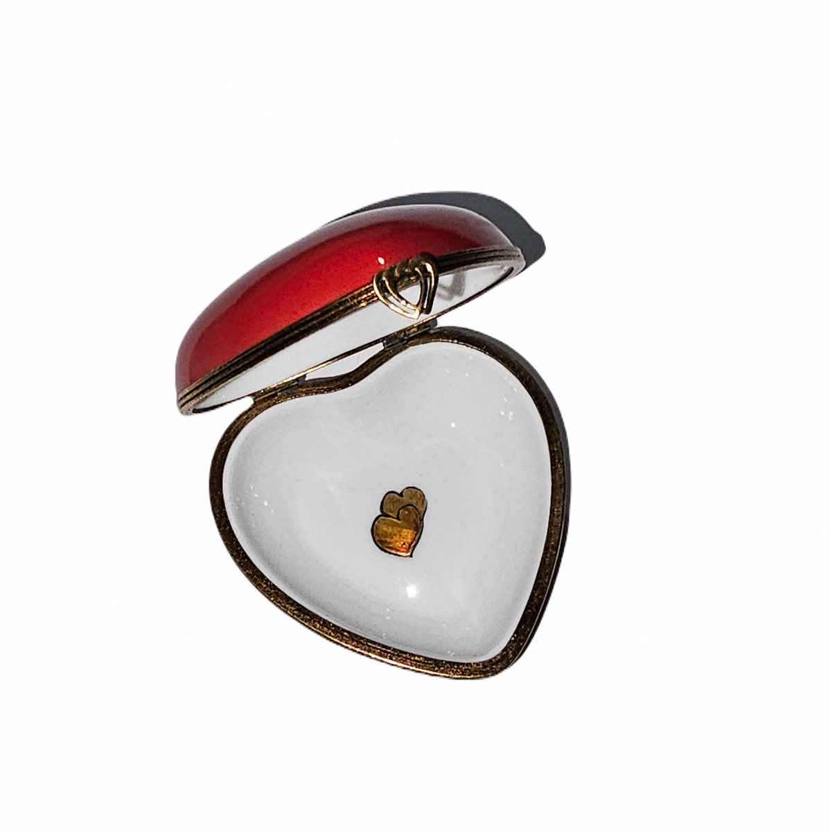 Red Heart Limoges Box for Romantic Gifts and Collectors