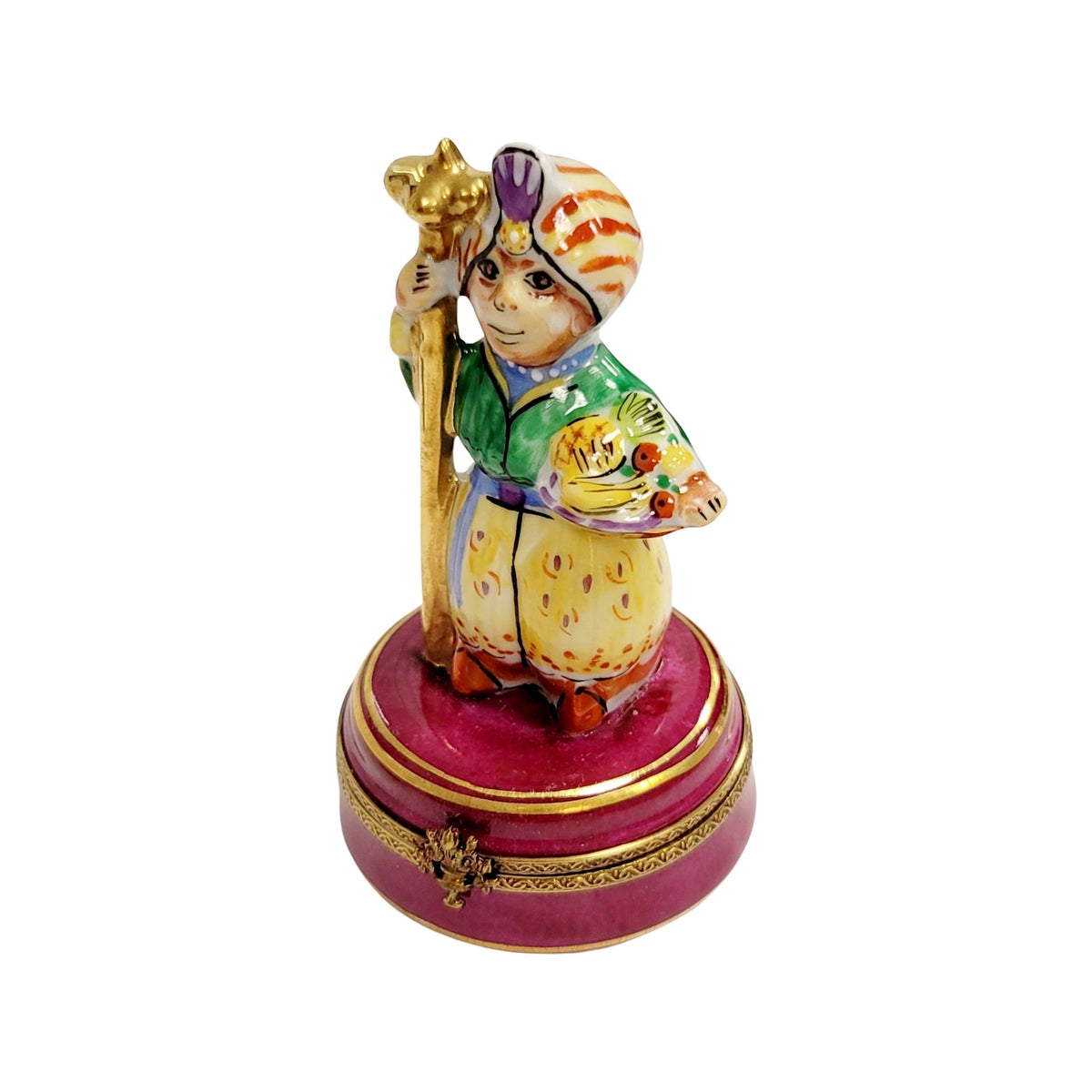 Aladdin Magic Carpet Limoges Box - French Porcelain Art