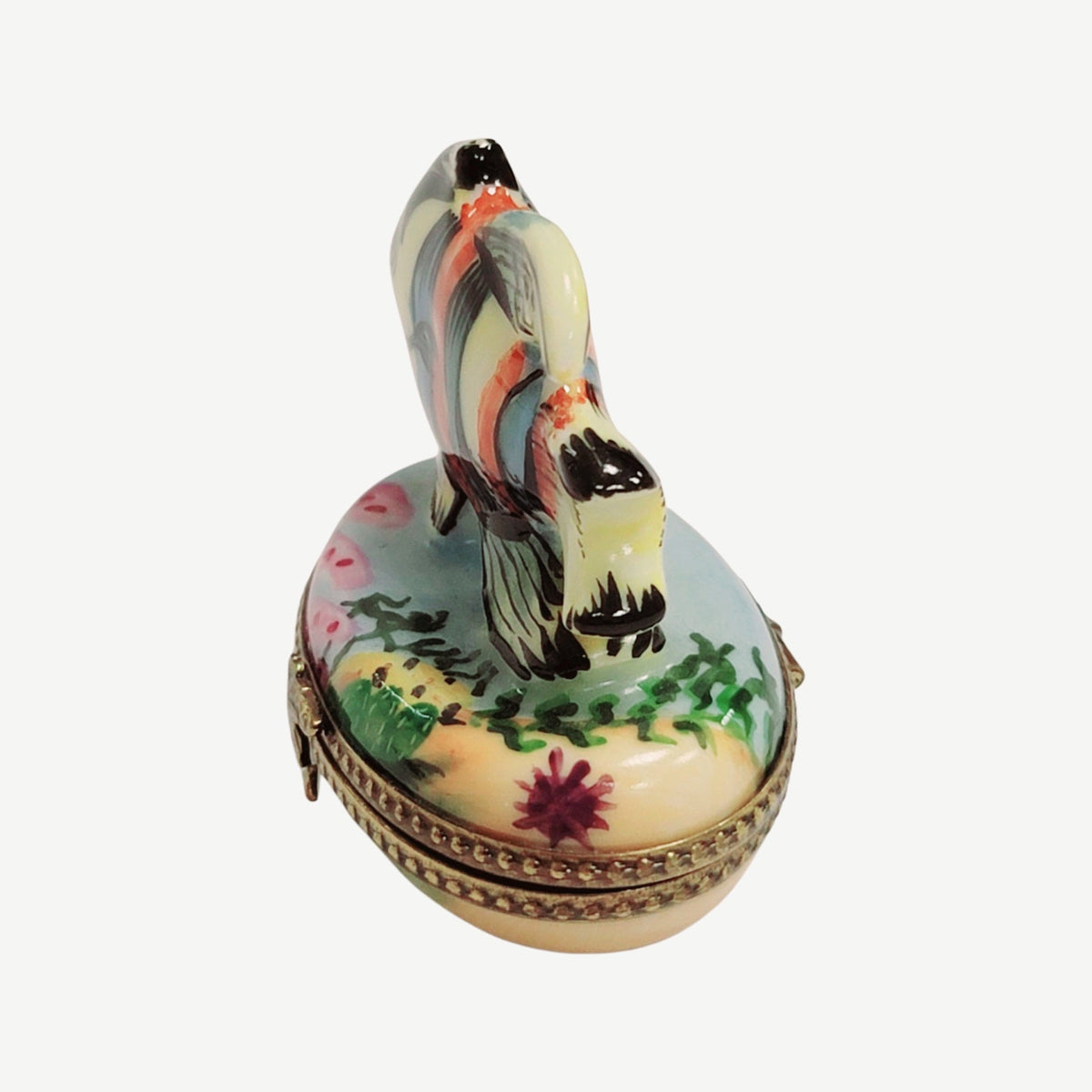 Tropical Fish Limoges Box Porcelain Figurine Delight